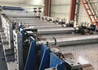 China 33m Double Belt Rock Wool Production Line / SS Plate Pu Sandwich Panel Machine for sale