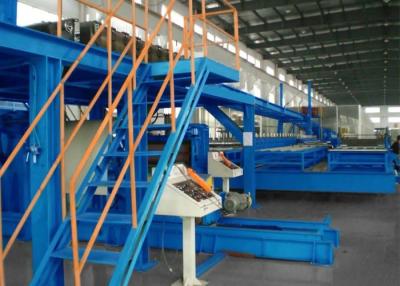 China 90 Overturn Rock Wool Sandwich Panel Making Machine Prefabricated House Support for sale