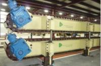 China 90 Overturn Rock Wool Sandwich Panel Making Machine Prefabricated House Support for sale