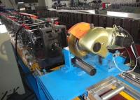 China Downspout Downpipe Roll Forming Machine / Steel Pipe Manufacturing Machine for sale