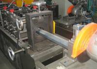 China Downspout Downpipe Roll Forming Machine / Steel Pipe Manufacturing Machine for sale