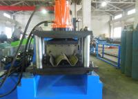 China Highway Guardrail Cold Roll Forming Machine With Electrical Cutting 7.5KW for sale