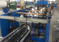 China Color Steel Rainspout Pipe Roll Forming Mahine Rectangle Round Shape Available for sale
