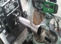 China Color Steel Rainspout Pipe Roll Forming Mahine Rectangle Round Shape Available for sale