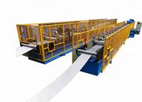 China Iron Steel Downpipe Roll Forming Machine / Half Round Pipe Making Machine for sale