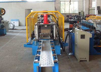 China Galvanized Coil Foot Rest Floor Deck Roll Forming Machine Thickness 0.8 - 1.2 mm for sale