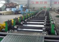 China Steel Cable Tray  Storage Rack Roll Forming Machine 77.2kw Total Power for sale