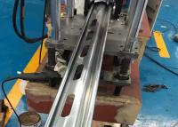 China Building Steel Rolling Door Roll Forming Machine Hydraulic Cutting PI PPGI Material for sale