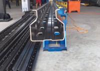 China Storage Shelf Beam Rack Cable Tray Roll Forming Machine Hydraulic Mould Cutting for sale