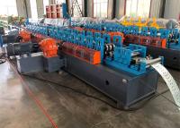 China Storage Shelf Beam Rack Cable Tray Roll Forming Machine Hydraulic Mould Cutting for sale