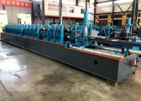 China Storage Shelf Beam Rack Cable Tray Roll Forming Machine Hydraulic Mould Cutting for sale