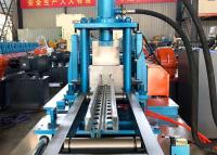 China Storage Shelf Beam Rack Cable Tray Roll Forming Machine Hydraulic Mould Cutting for sale