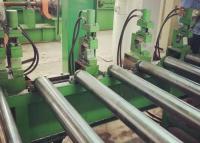 China Grain Bin Storage Steel Silo Roll Forming Machine Adopts Post Cutting for sale