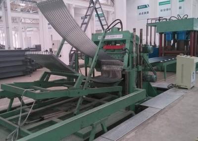 China Grain Bin Storage Steel Silo Roll Forming Machine Adopts Post Cutting for sale