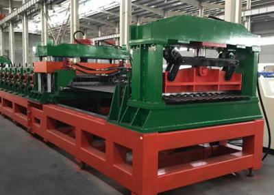 China 0.5-4mm Steel Silo Corrugated Sheet Roll Forming Machine for Grain Bin Wall Panels for sale