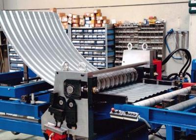 China High Speed Grain Silo Corrugated Sheet Roll Forming Machine With PLC Control for sale
