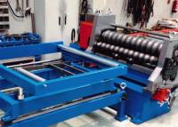 China 2 - 4mm Thickness silo Culvert Sheet Metal Roll Forming Machine Track Cutting for sale