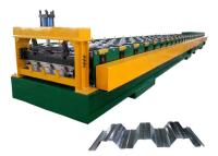 China Galvanized Floor Deck Roll Forming Machine / Metal Roof Panel Machine for sale