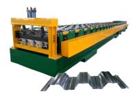 China Hydraulic Press Steel Floor Metal Deck Roll Forming Machine Custom Logo for sale