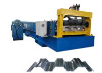 China Foot Pedal Floor Deck Roll Forming Machine / C 200 - 300 Floor Tiles Making Machine for sale