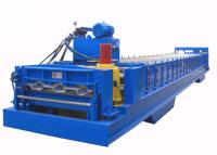 China Foot Pedal Floor Deck Roll Forming Machine / C 200 - 300 Floor Tiles Making Machine for sale