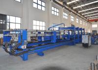 China Color Steel PU Sandwich Panel Machine 0.4-0.8mm for Insulated Roof Cold Room Panel Production for sale