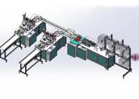 China Surgical Disposable Nonwoven N95 KN95 Face Mask Making Machine Full Automatic for sale