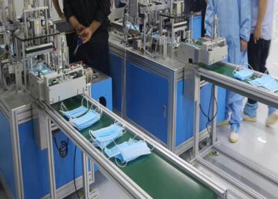China Fully Automatic 3 Ply Kids Disposable Face Mask Making Machine 90-110 pcs/min 220V for sale