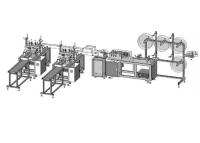 China Fully Automatic 3 Ply Nonwoven Face Mask Making Machine 1800-2500 PCS/H 220V for sale