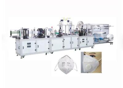 China Fully Automatic 3 Ply N95 Cup Breath Valve Filter Face Mask Making Machine for sale
