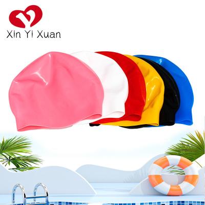 China 60g Silicone Swimming Cap - Universal Fit Water Protective Swimming Gear for Adults and Children for sale