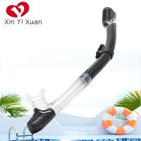 China Customizable 49cm Dry Snorkel with Silicone Mouthpiece for Scuba Diving and Swim Training - 190g Lightweight Design for sale