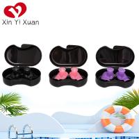 China 【Waterproof and Noise-Blocking】Rotating Silicone Earplug Case: Multiple colors available + Portable Storage, Suitable for Swimming / Bathing for sale