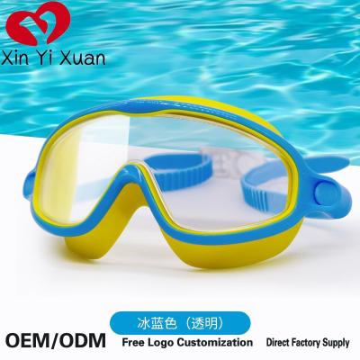 China Children's PVC Swimming Goggles, Waterproof Anti-Fog Kids Swim Diving Gear with HD PC Lens & Adjustable Strap, OEM Available for sale