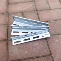 China Heavy Duty Slotted Steel Angle Bar 2-10mm Thickness with 5-10mm Pre-Punched Holes GB/T 9787-2008 Standard for sale