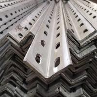 China Galvanized Slotted Angle Iron 2-10mm Thickness with 5-10mm Punched Holes for Construction and Storage for sale