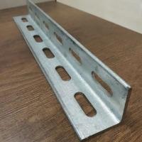 China Galvanized Slotted Angle Iron 30-100mm Width with 50-100mm Hole Spacing, 8 Ft Length, Zinc Plated Steel for Construction and Industrial Use for sale