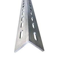 China 6-10mm Galvanized Steel Slotted Angle with 30-100mm Width for Warehouse Shelving and Storage Racks for sale
