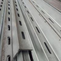 China Galvanized Slotted Angle Iron 2-10mm Thickness with 50-100mm Hole Spacing for Industrial Construction for sale