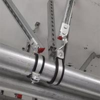 China 1000kg Level 8 Seismic Water Pipe Bracket - Hot-Dip Galvanized Steel Anti-Seismic Support for Sprinkler Systems for sale