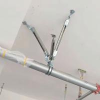 China Level 8 Seismic Pipe Bracing with 1000kg Load Capacity - Hot-Dip Galvanized Steel Construction for sale