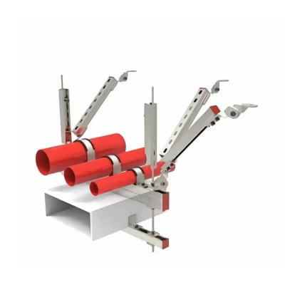 China Earthquake Resistant Pipe Seismic Bracing Level 8 with 1000kg Load Capacity for Water Pipe Installation for sale