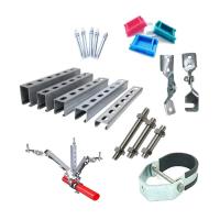 China Hot Dip Galvanized Seismic Pipe Bracket with 1000kg Load Capacity and Level 8 Earthquake Resistance for Water Pipe Installation for sale