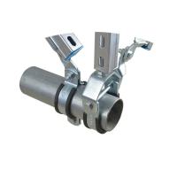 China Level 8 Seismic Pipe Support Bracket - 1000kg Load Capacity Hot-Dip Galvanized Steel Construction for sale