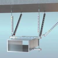 China 1.95kg Galvanized Steel Seismic Bracing for Ductwork - 500kg Load Capacity, Fire Resistant, Adjustable Anti-Seismic Support for sale