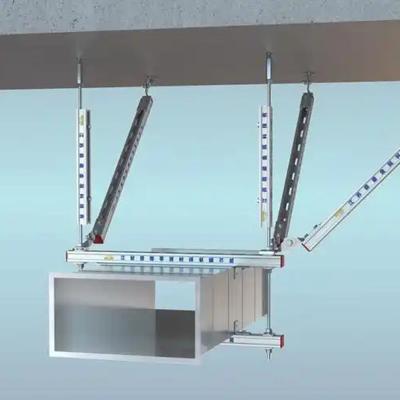 China 1.95kg Galvanized Steel Seismic Bracing for Ductwork - 500kg Load Capacity, Fire Resistant, Adjustable Anti-Seismic Support for sale