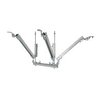 China 10-Foot Adjustable Seismic Cable Tray Support Bracket - 100 Lbs Load Capacity, UL Listed Steel Construction for sale