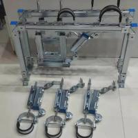 China Galvanized Steel Seismic Bracing Bracket 100-300mm Width 600-1200mm Length Heavy Duty Anti-Rust Mounting Device for sale