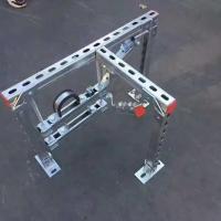 China Galvanized Steel Seismic Bracing Bracket 100-300mm Width 600-1200mm Length Heavy Duty Anti-Rust Mounting Device for sale