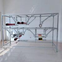 China 600-1200mm Galvanized Steel Seismic Support Bracket with 100-300mm Width for Earthquake Protection for sale